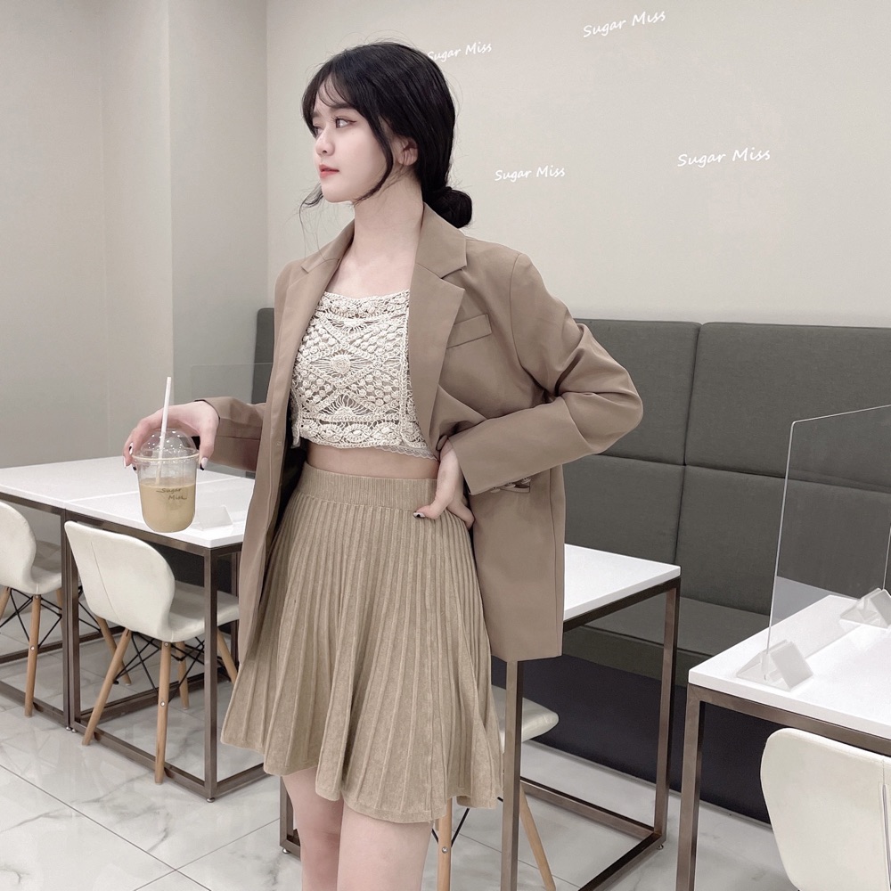 焦糖拿鐵脆片 ️韓系日常穿搭！簡約質感上班上學都好搭 ｜ POPO筆記