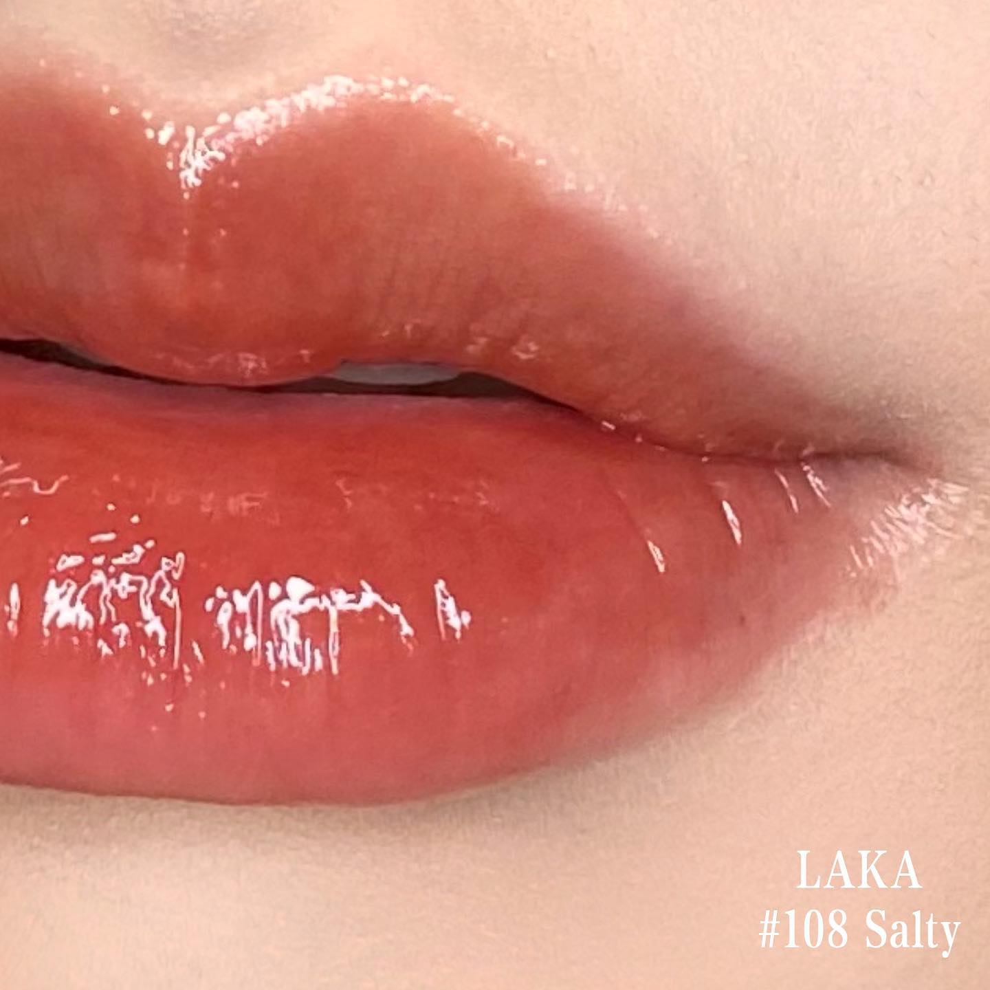 LAKA 果然持久水光唇釉 #108 Salty ｜ POPO筆記