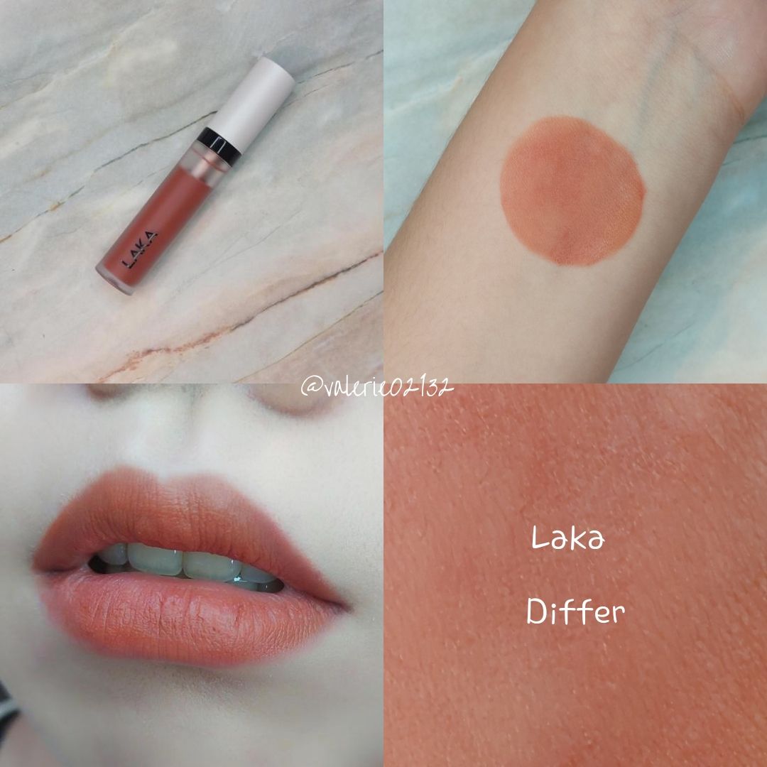 Laka絲絨霧面唇釉 #Differ ｜ POPO筆記