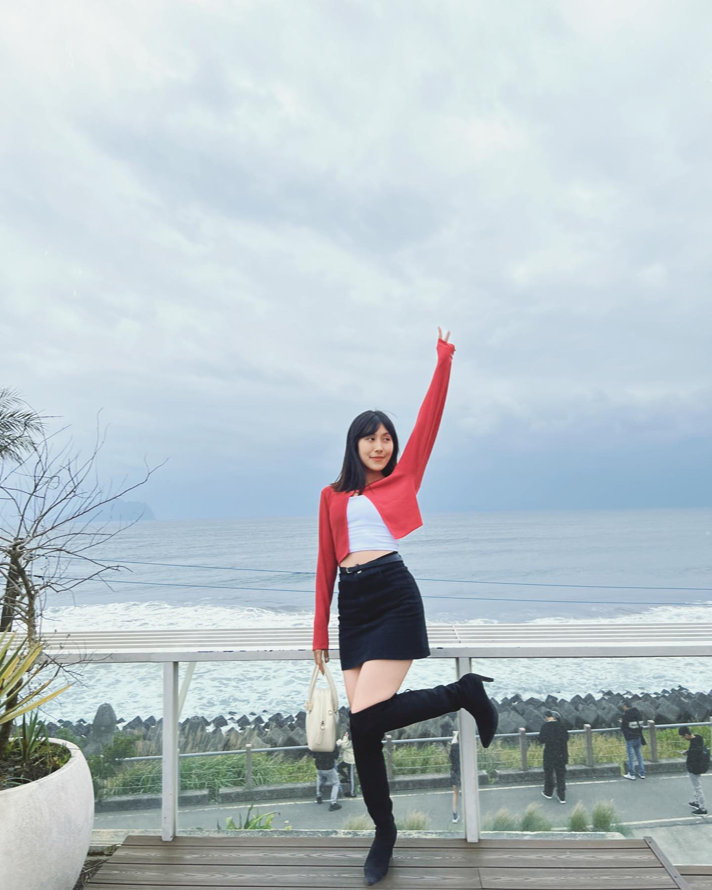 粉色y2k辣妹穿搭OOTD ｜ POPO筆記