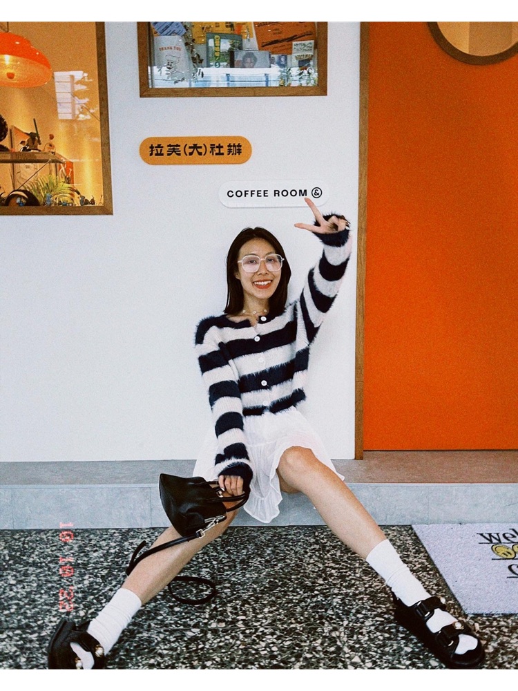 韓妞知性出街慵懶穿搭OOTD ｜ POPO筆記