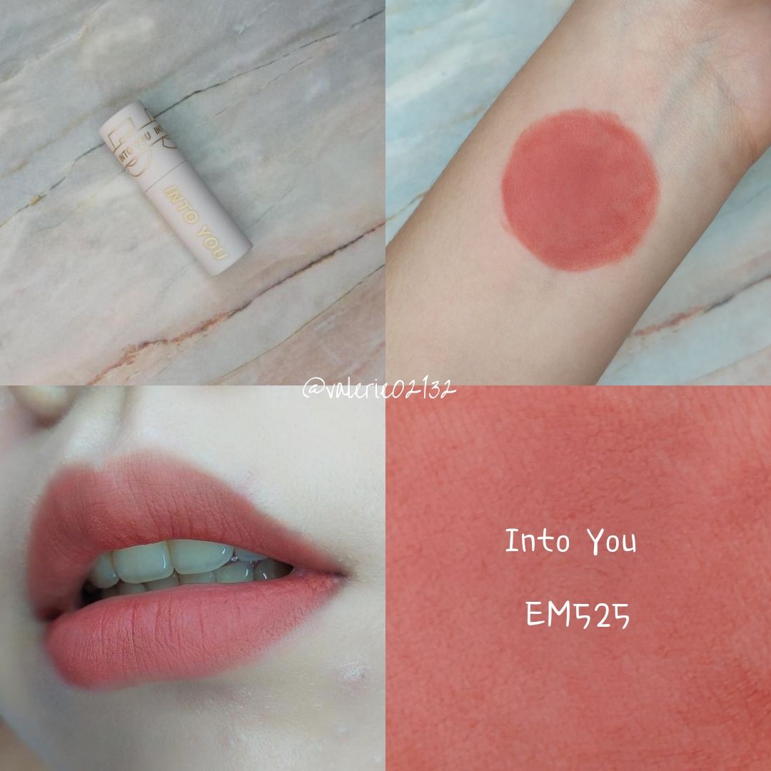 Into You心慕與你女主角致霧唇頰兩用唇泥 #EM525 ｜ POPO筆記