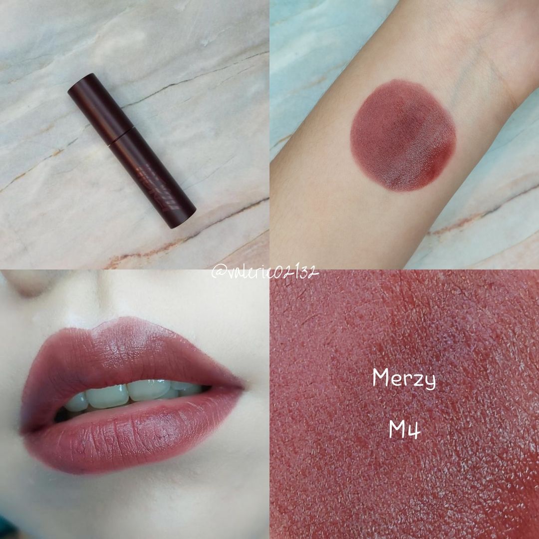 Merzy 棉花糖絲絨唇釉 M4 ｜ POPO筆記