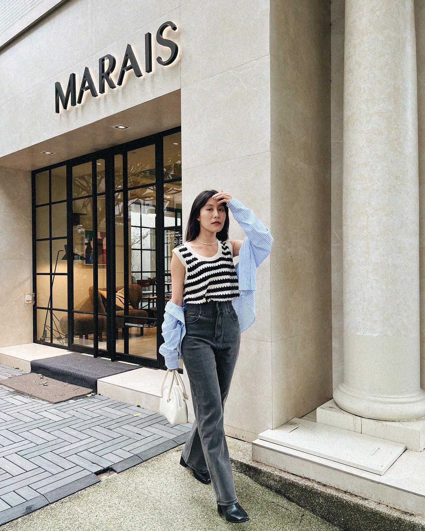 法式慵懶隨興美學穿搭OOTD ｜ POPO筆記