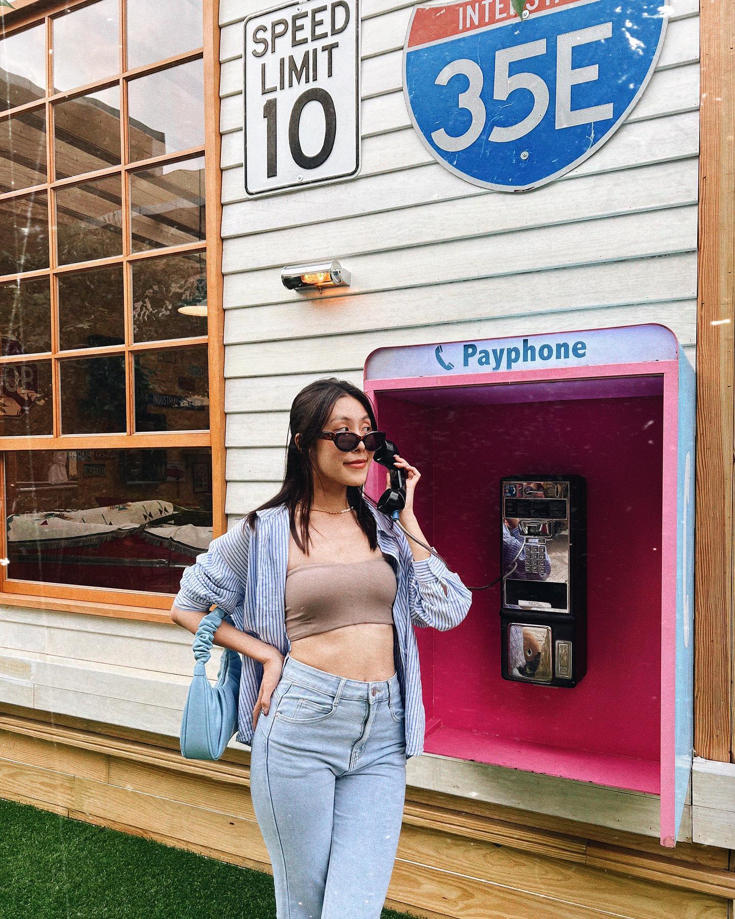 美式復古女孩穿搭OOTD ｜ POPO筆記