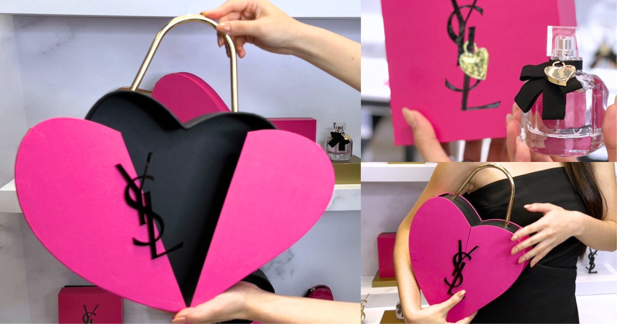 2023七夕情人節禮物！YSL推出史上最夢幻『愛心手提禮盒』，加碼慾望巴黎淡香精「愛心鎖限定香水瓶」就是要集寵愛於一身！ ｜ POPO筆記
