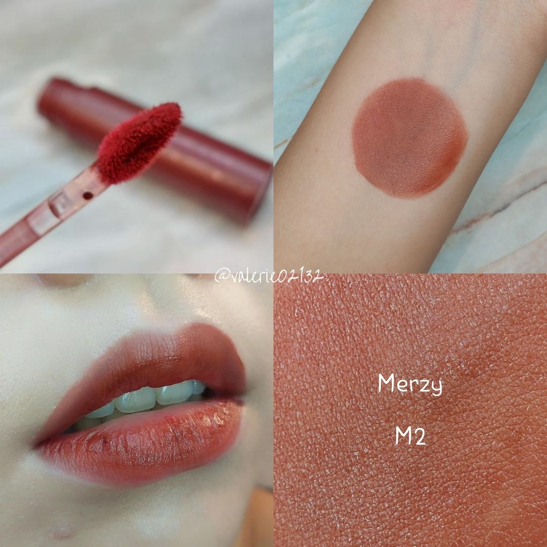 Merzy 棉花糖絲絨唇釉 M2 ｜ POPO筆記