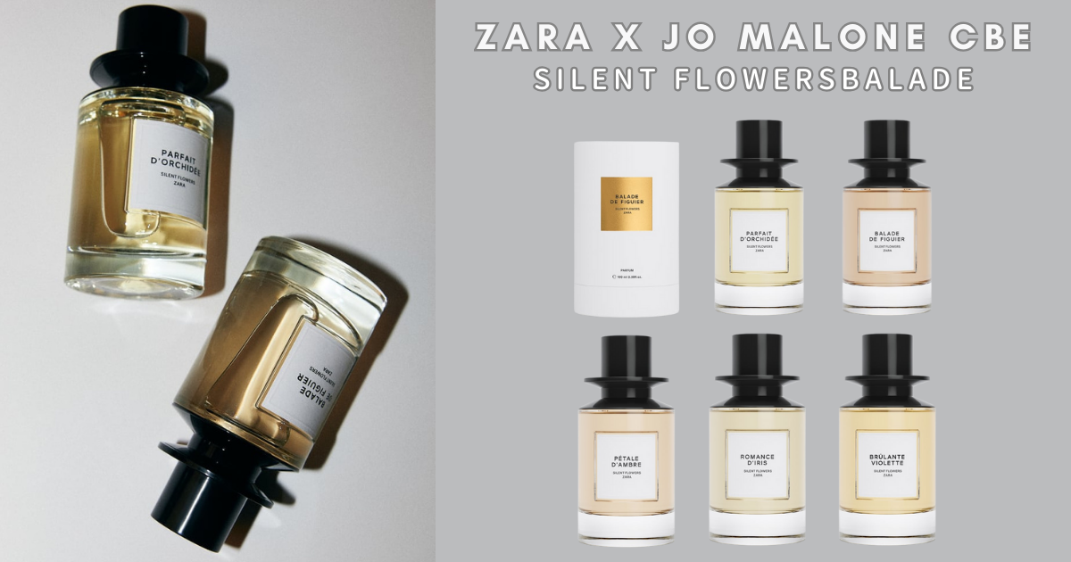 ZARA、Jo Malone再度合作！全新Silent Flowers香氛系列，千元價格入手高級質感香！ ｜ POPO筆記