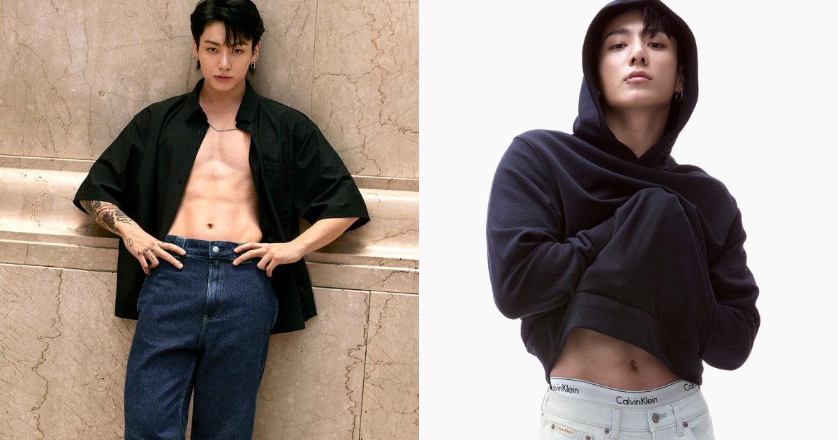 謝謝Calvin Klein！柾國「胸肌、冰塊腹肌炸裂」最新形象照曝光，療癒補班心情！ ｜ POPO筆記