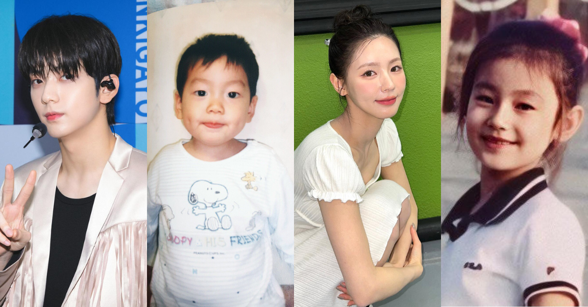 韓網熱議8位KPOP偶像童年照！TXT秀彬從小帥到大，(G)I-DLE薇娟最強「母胎美女」 ｜ POPO筆記