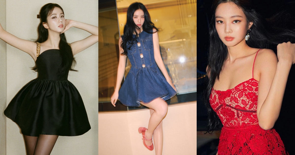 Jennie、JISOO根本「人間洋裝女王」不科學腰臀比，穿出好命千金感！ ｜ POPO筆記