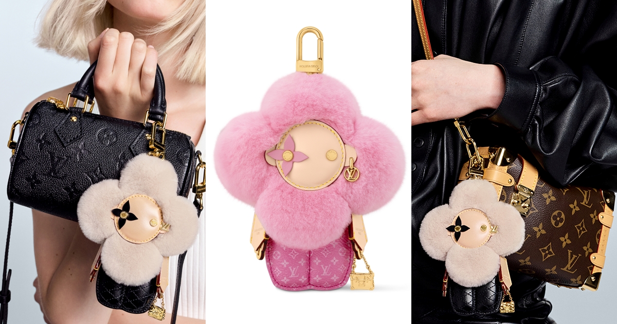 根本吊飾天花板！LV推出超Q澎澎小花吊飾「超狂價格曝」竟還有專屬老花收納箱？！ ｜ POPO筆記