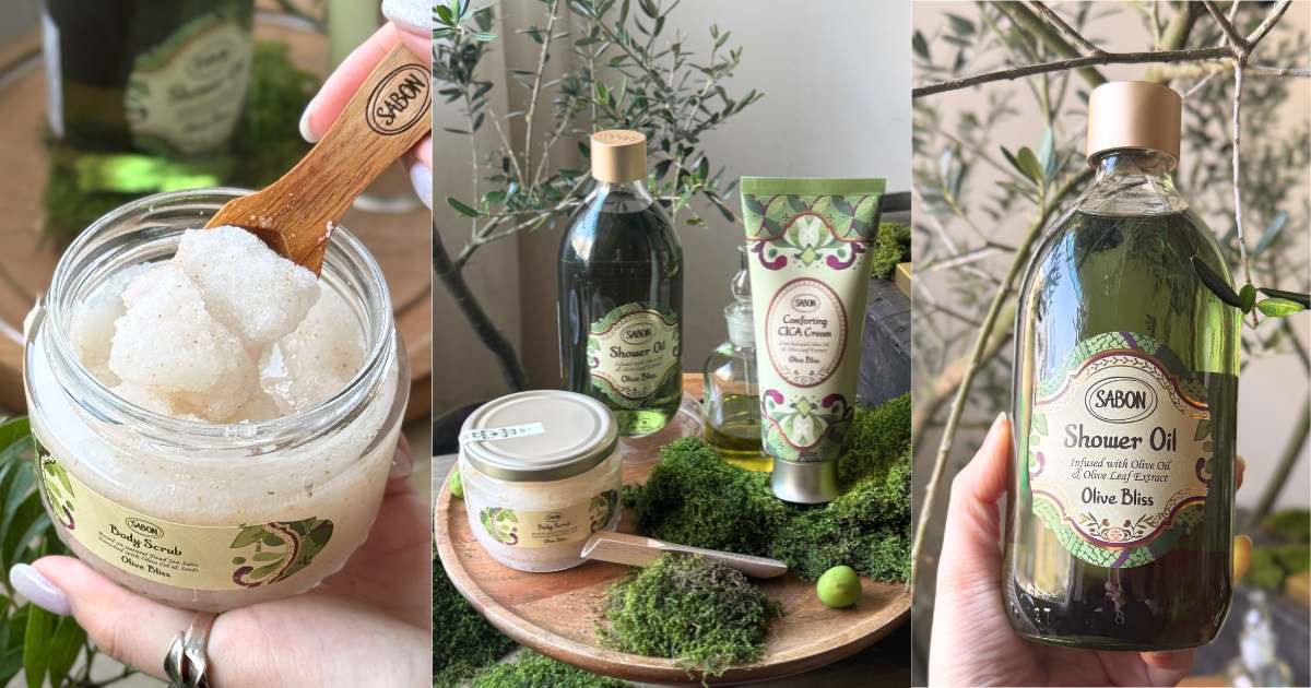 2025 SABON開春首推全新「盛宴橄欖系列」使用橄欖油、橄欖葉精華、橄欖脂、橄欖籽，打造的香氛護膚饗宴！ ｜ POPO筆記