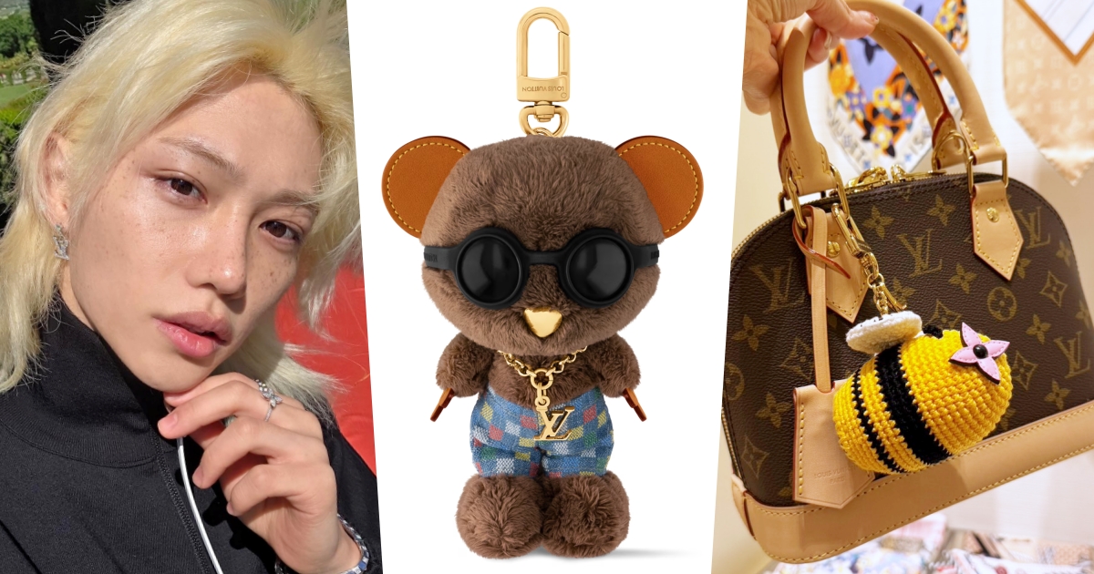 跟泡泡瑪特拚了！LV推出4款小熊吊飾「戴帽子墨鏡」超時髦！還有蜜蜂、草莓吊飾來逼人花錢啦！ ｜ POPO筆記