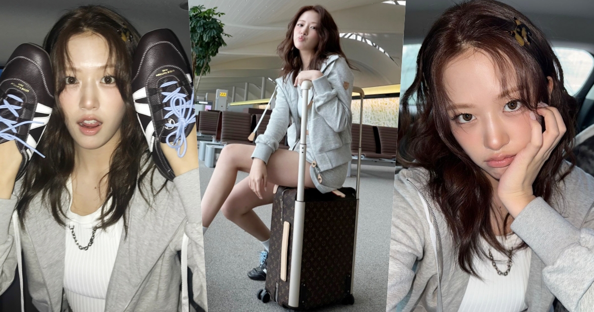 安兪眞要被LV搶走了？！機場穿搭「LV水桶包、老花行李箱」全拎上、薄底鞋還是今年爆夯款！ ｜ POPO筆記