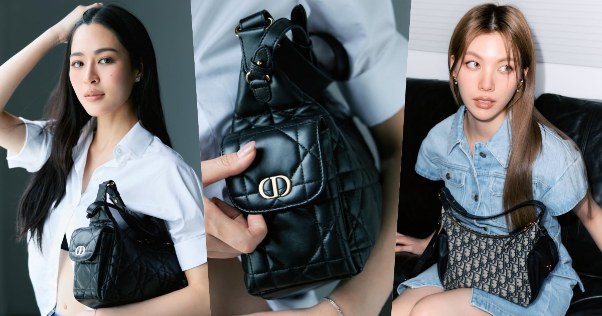Dior超寵「鄺玲玲、Orm」泰星雙姝！秒送上新爆款「D-Dream腋下包」讓人一眼心動！ ｜ POPO筆記