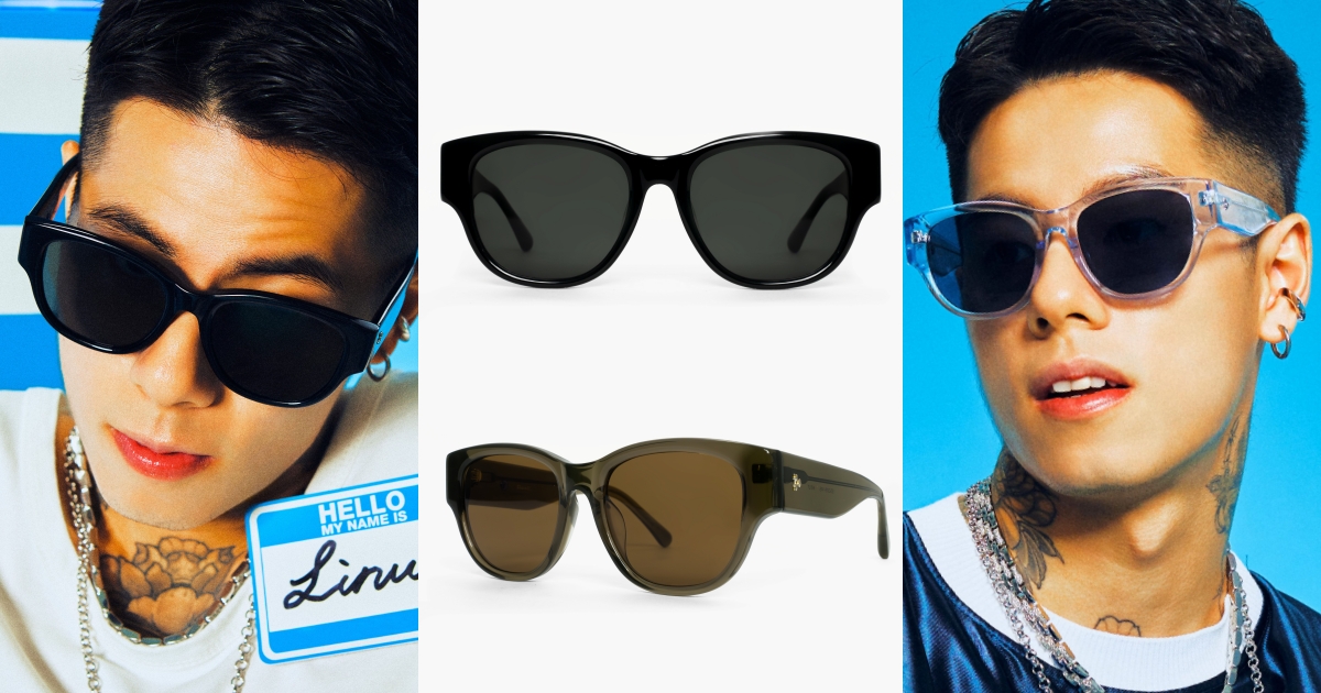 KlassiC.聯手「大馬許光漢」Linus 詮釋墨鏡！小臉效果好到得包色！ ｜ POPO筆記