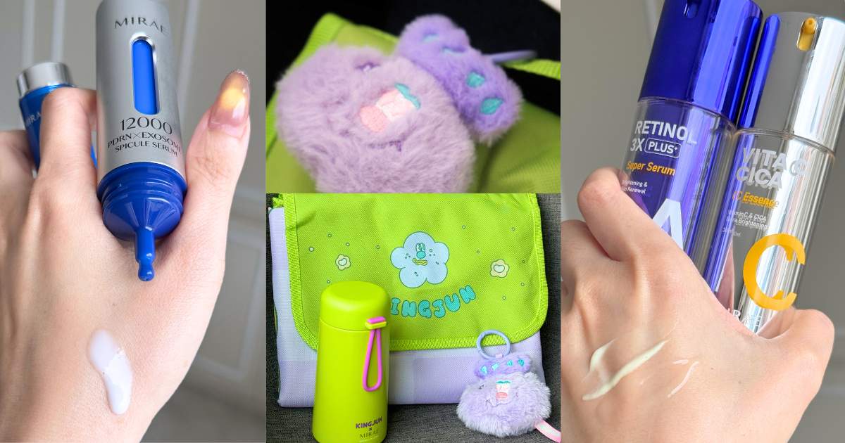 未來美×KINGJUN聯名登場！超萌吊飾、保溫杯、野餐墊限量送，宋慧喬最愛早C晚A精華、PDRN無針亮膚保養、準備搶爆！ ｜ POPO筆記