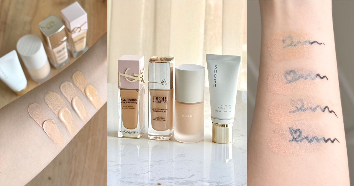 POPO筆記老實說！2025下半專櫃養膚型底妝評比「RMK、YSL、Dior、SUQQU」暗沉度、妝感細緻度通通揭曉！ ｜ POPO筆記