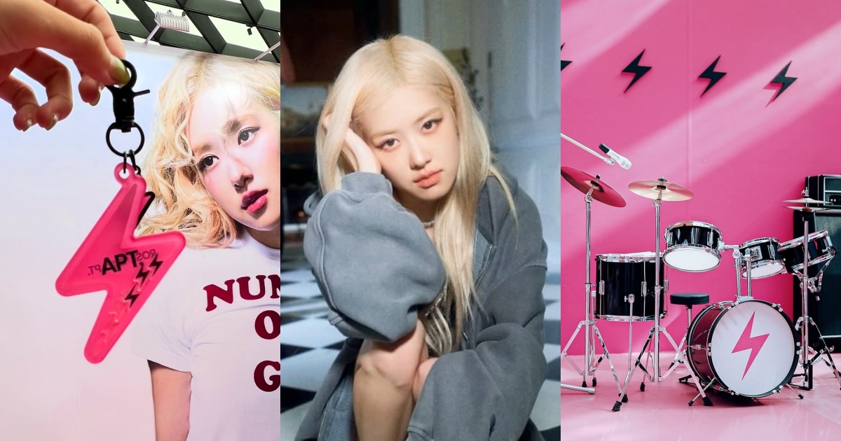 Rosé快閃店要來台灣了！美炸〈APT.〉MV拍攝打卡點這天登場、「粉紅閃電吊飾」必買周邊搶先看！ ｜ POPO筆記