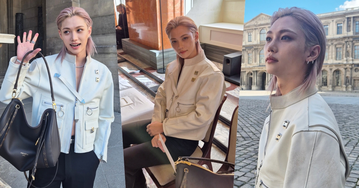 LV大秀Felix穿搭來了！後梳金髮+白夾克根本「白馬王子」降臨、外套裡面竟然沒穿？！ ｜ POPO筆記